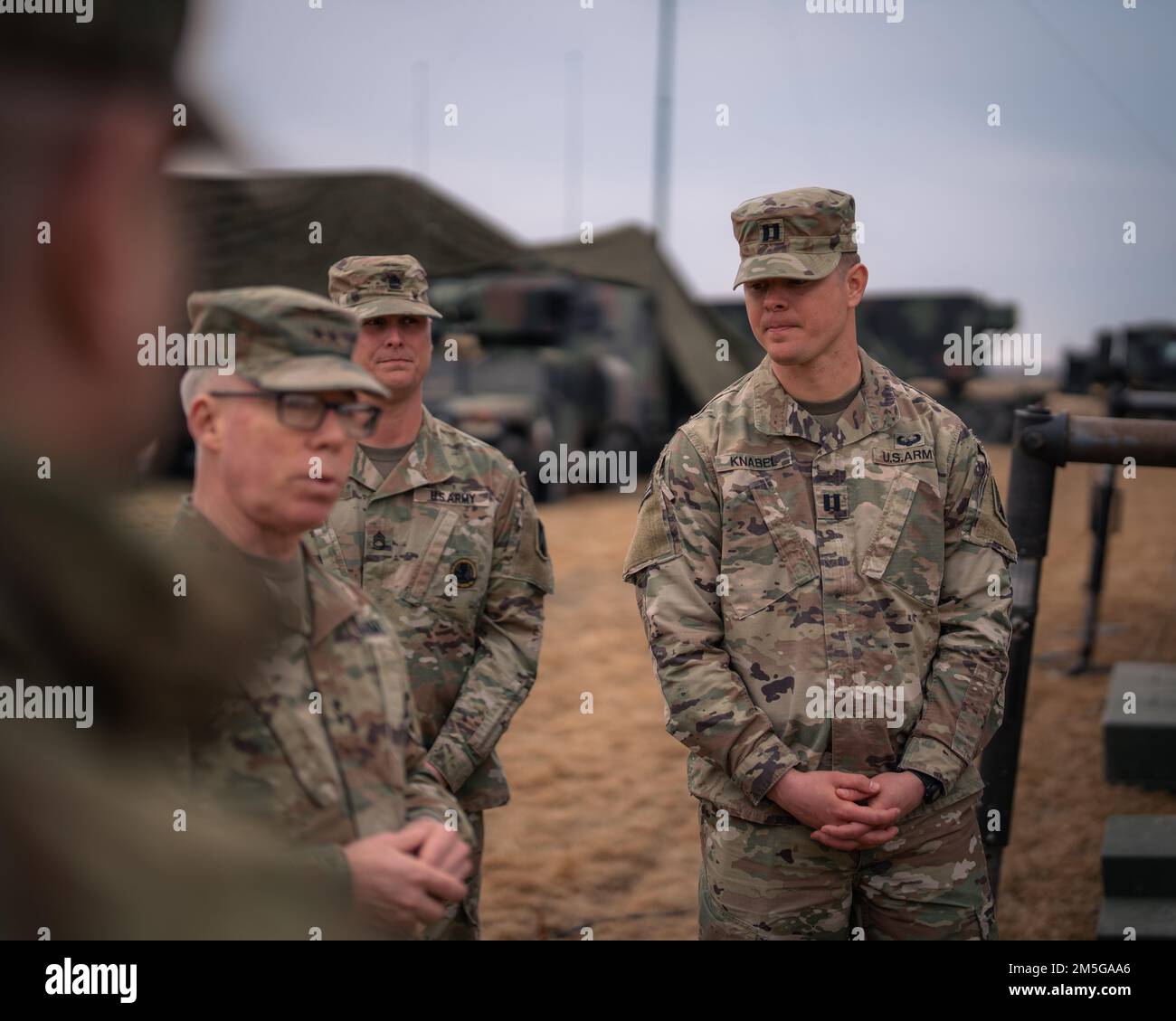 ÉTATS-UNIS Le capitaine de l’armée Rob Knabel, commandant de la ...