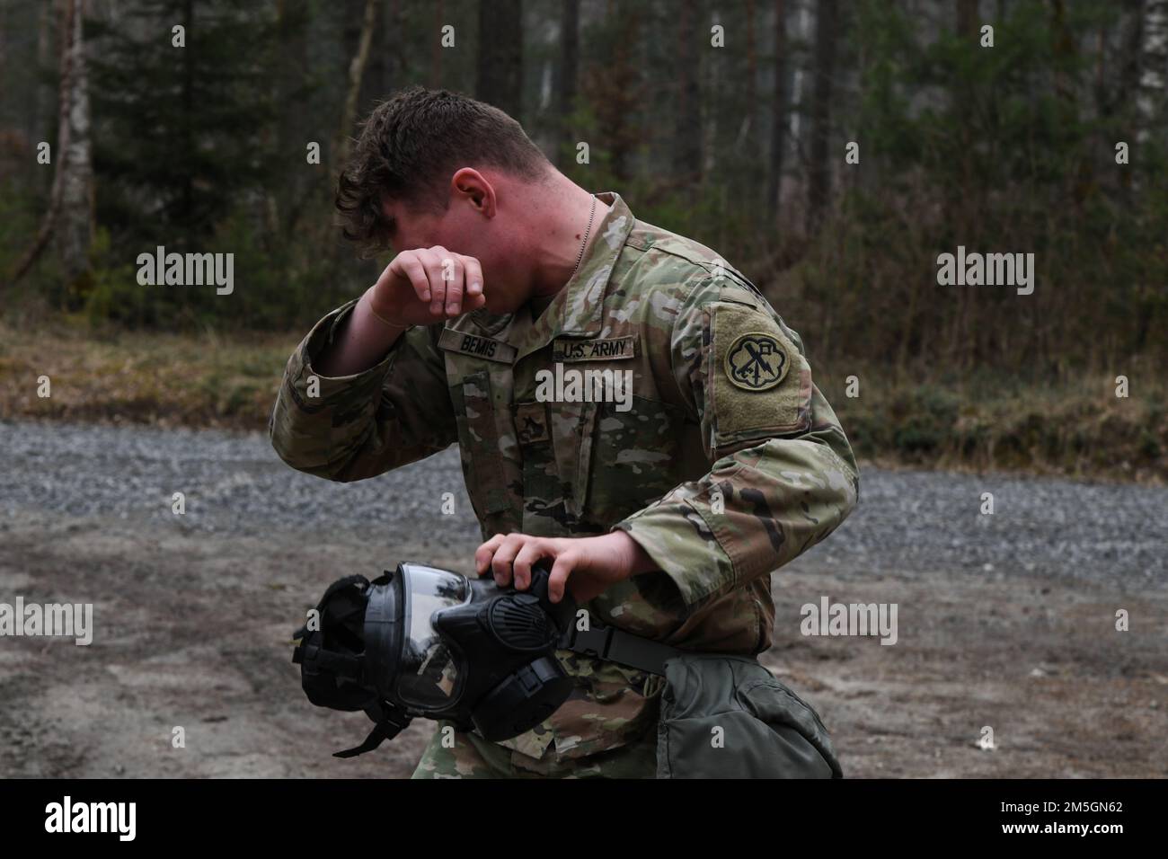 ÉTATS-UNIS Le Pvt. De l'armée Nathan Bemis affecté à la 207th Brigade ...