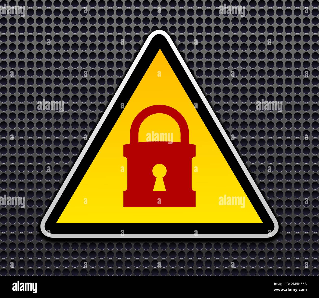 Panneau signalant un danger Banque d'images vectorielles - Alamy