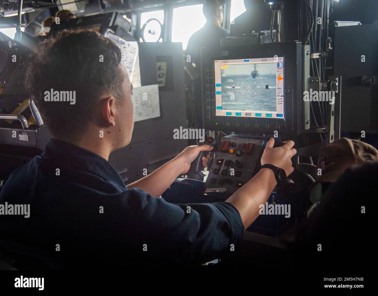 220317-N-FS190-1139 OCÉAN ATLANTIQUE (17 mars 2022) Günner's Mate 3rd ...