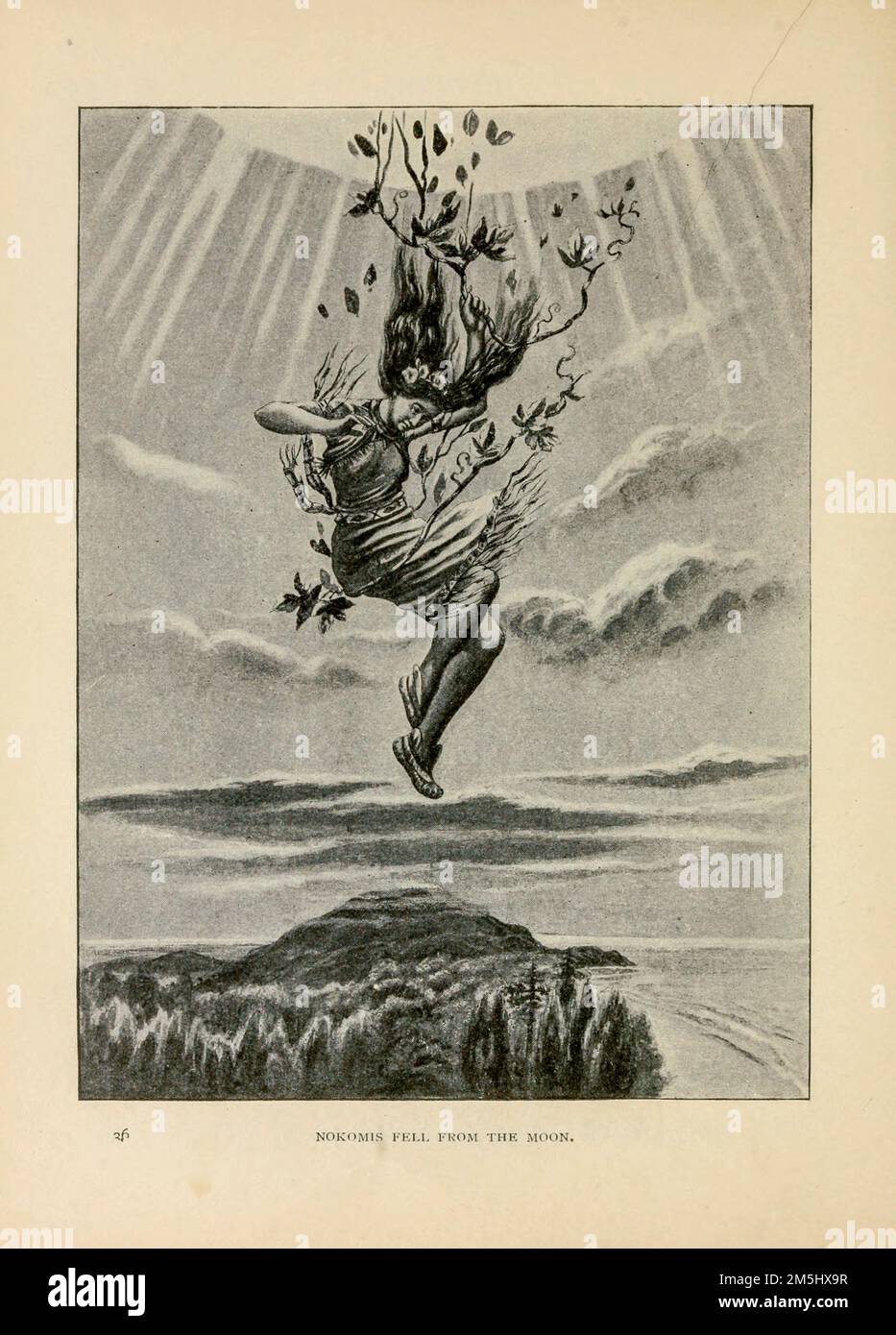 Nokomis est tombé de la Lune illustrée par Ella Booher, du livre ...