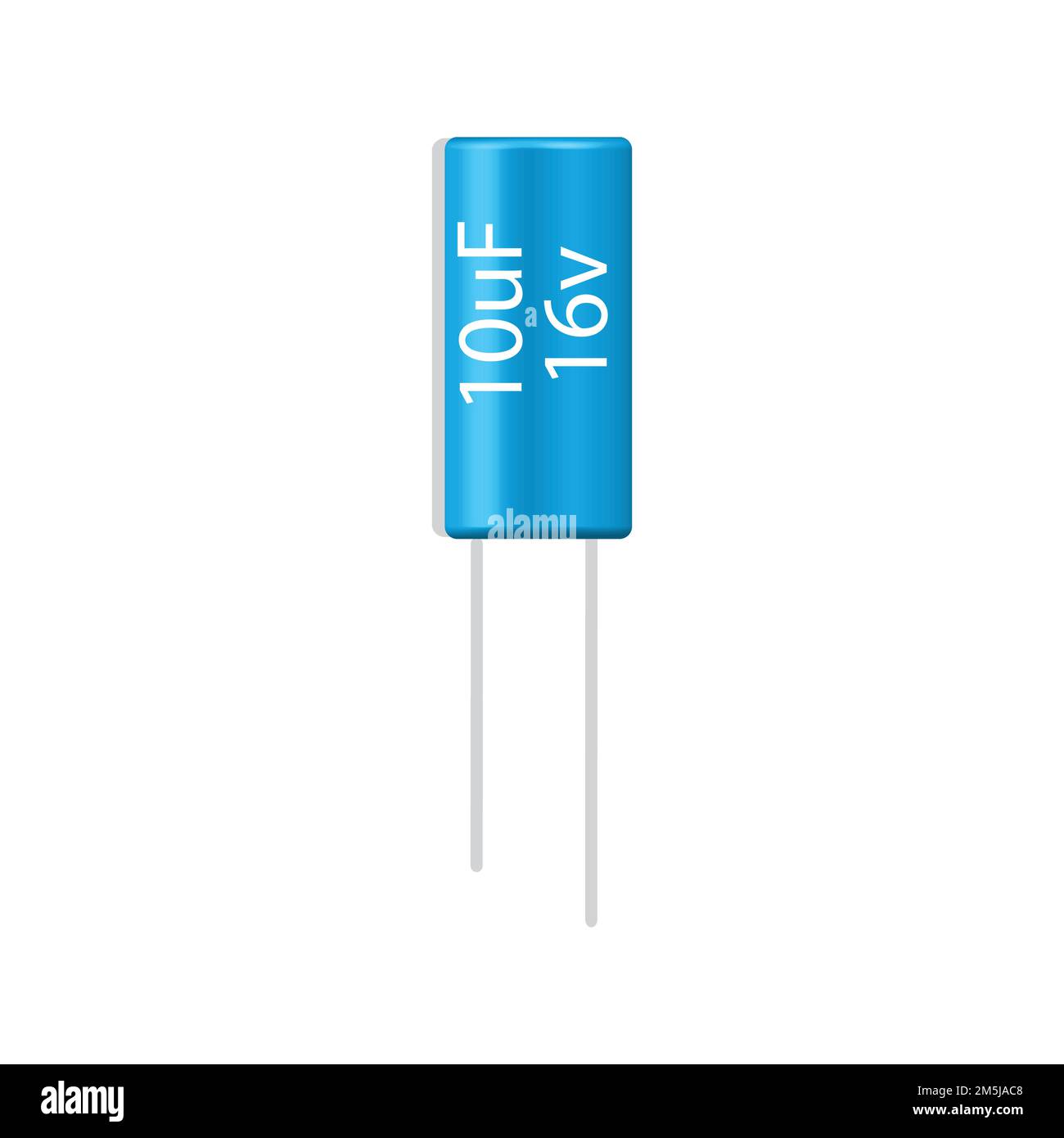 Capacitor condenser electronic Banque d'images vectorielles - Alamy