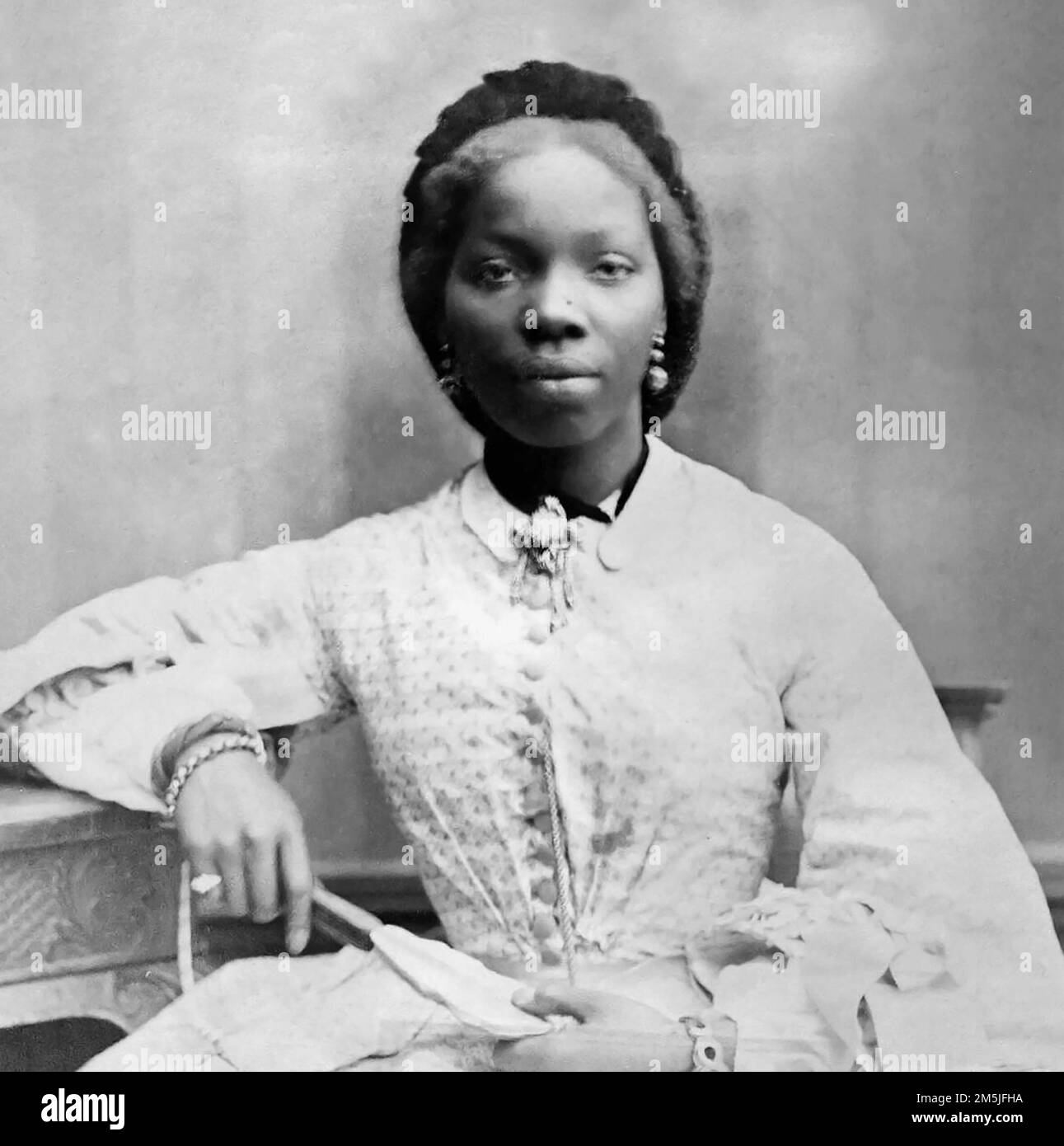Portrait de Sara Forbes Bonetta (né Aina ou Ina: 1843-1880) par Camille ...