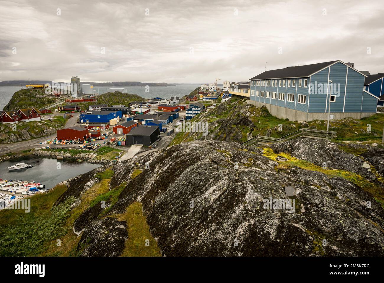 Port de nuuk au groenland Banque de photographies et d’images à haute ...