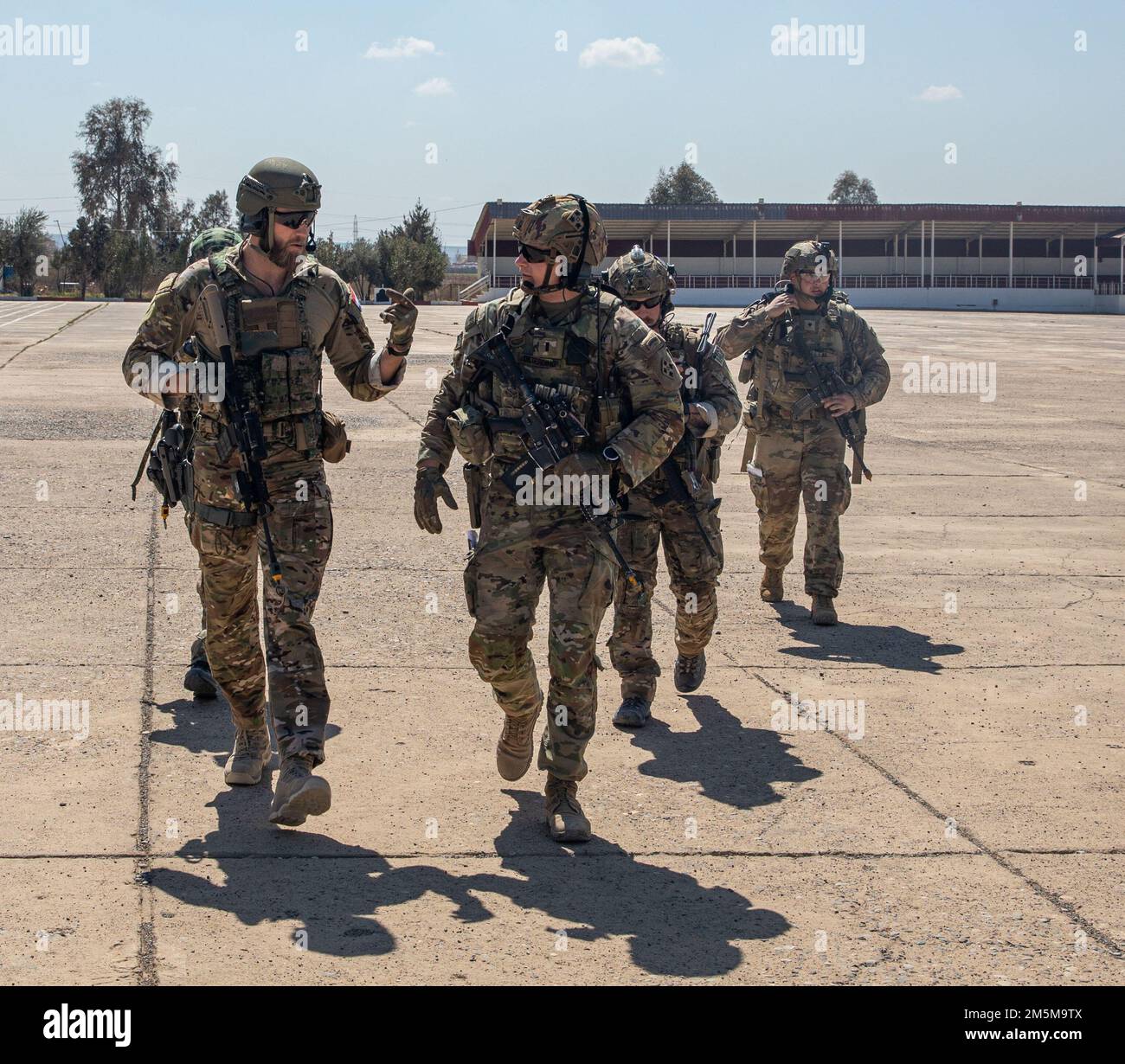 ÉTATS-UNIS Soldats de l'armée affectés à la Compagnie Alpha, Force ...