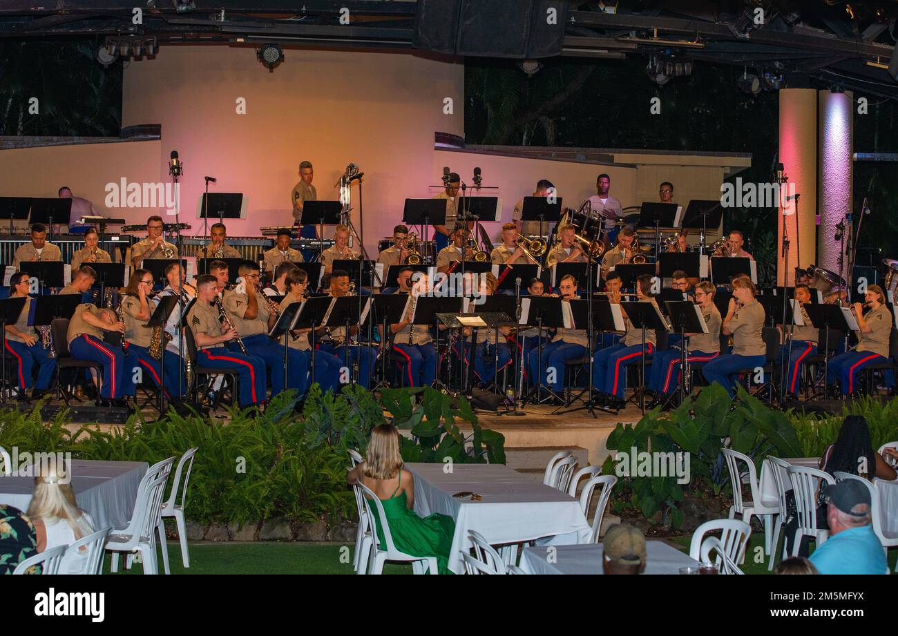 Marine Corps Force Pacific Band Banque De Photographies Et Dimages à