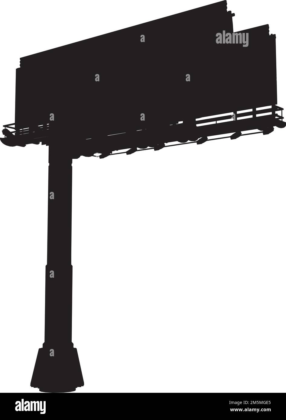 Panneaux publicitaires extérieurs vecteur de construction. Illustration ...