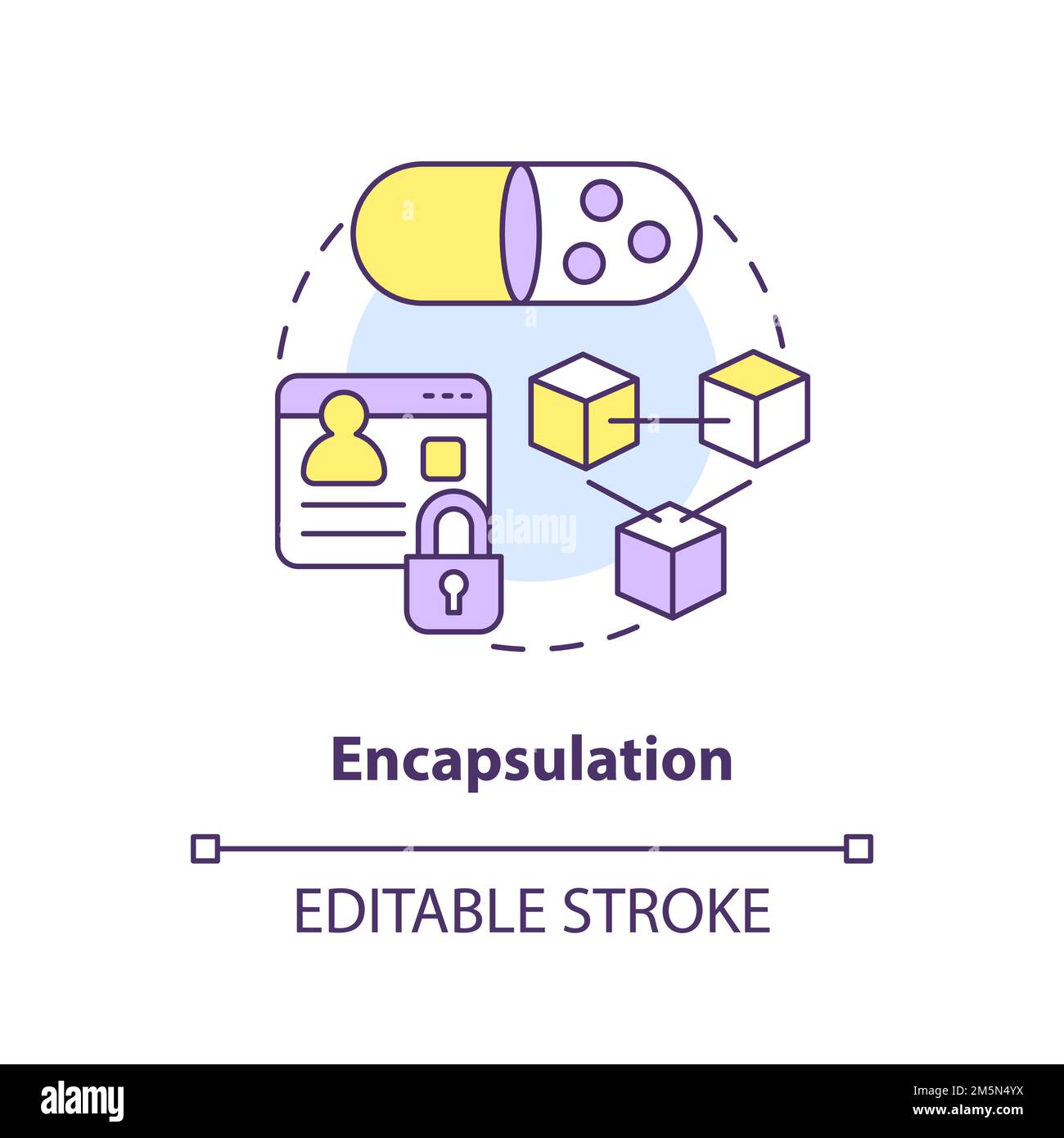 Encapsulation thé Banque d'images vectorielles - Alamy