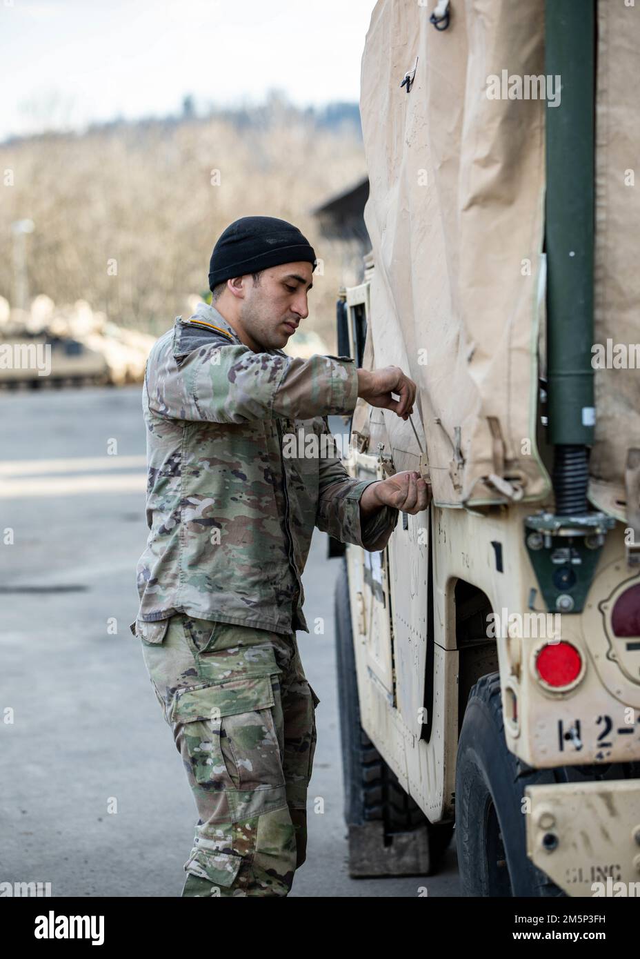 Platoon leader in an infantry regiment Banque de photographies et d ...