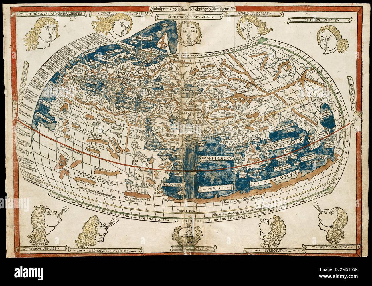 Le monde. Méridien d'origine : Ferro. Titre fourni par le catalogueur ...