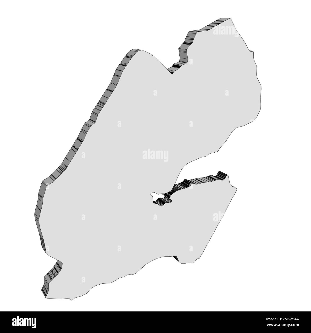 African map Banque d'images détourées - Alamy