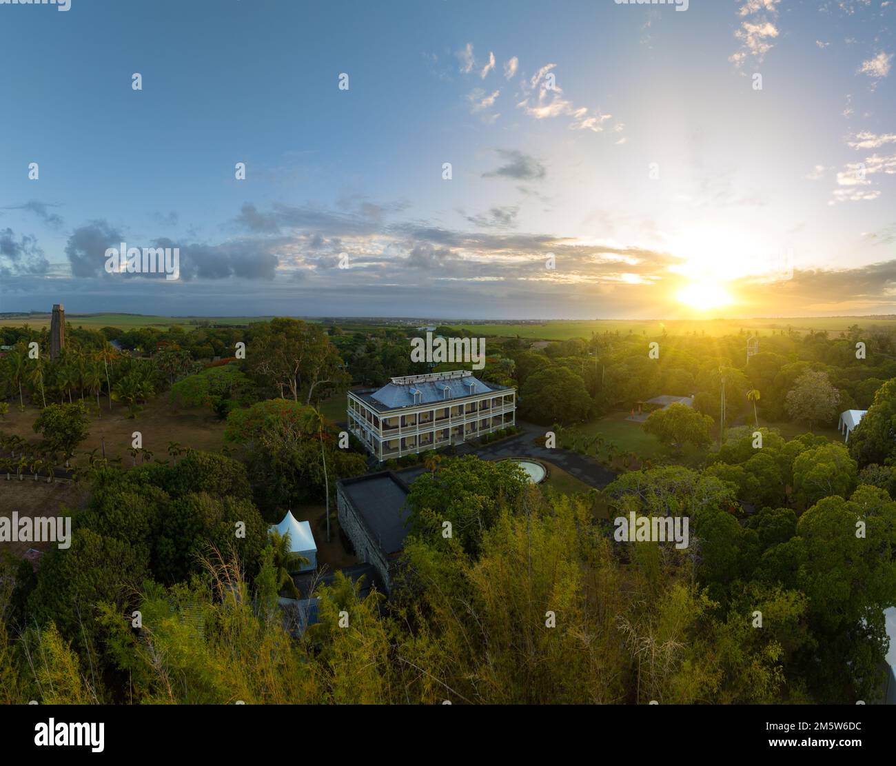 Mapou, Maurice vue sur le Château de Labordonnais. Le château de ...