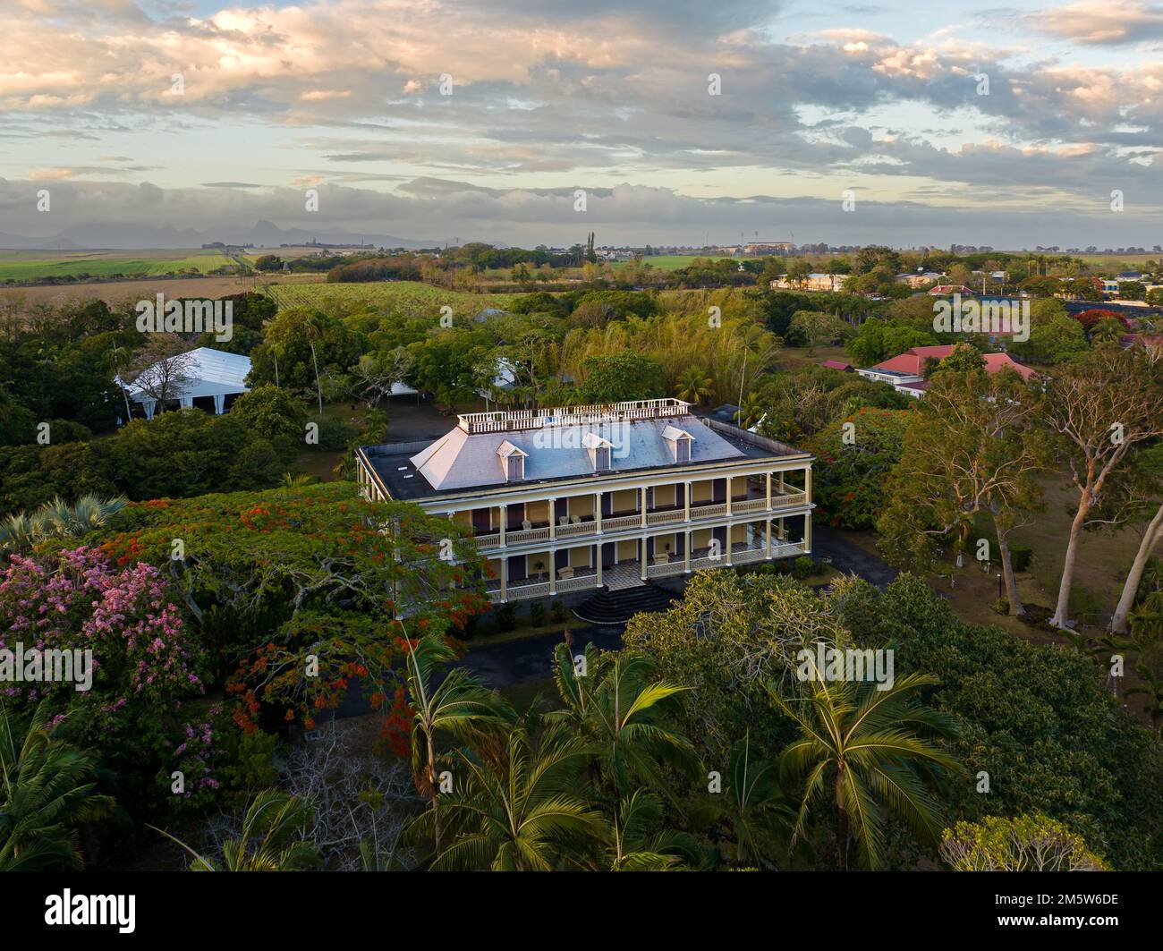 Mapou, Maurice vue sur le Château de Labordonnais. Le château de ...
