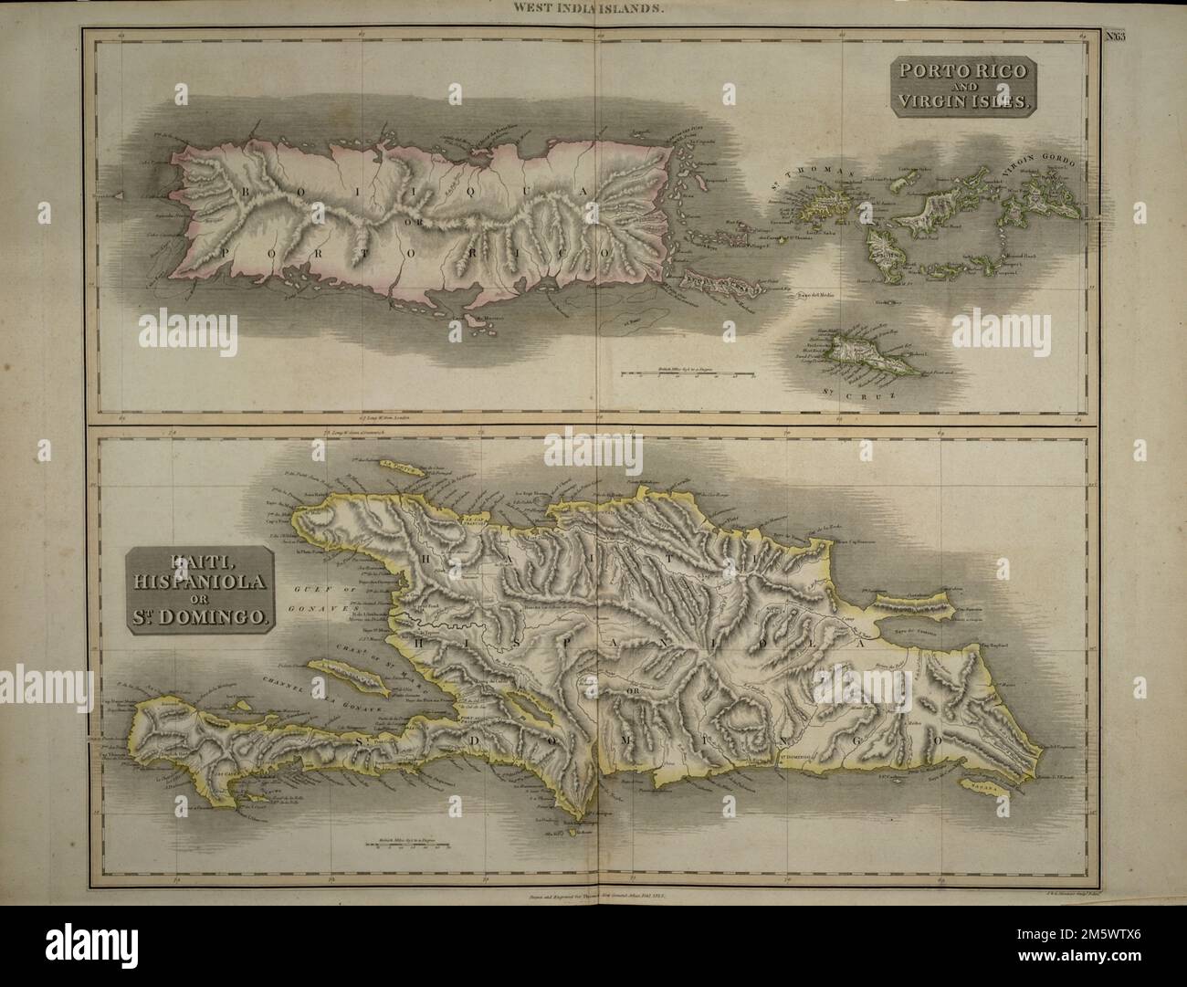 Porto Rico et les îles Vierges : Haïti, Hispaniola ou St. Domingo ...