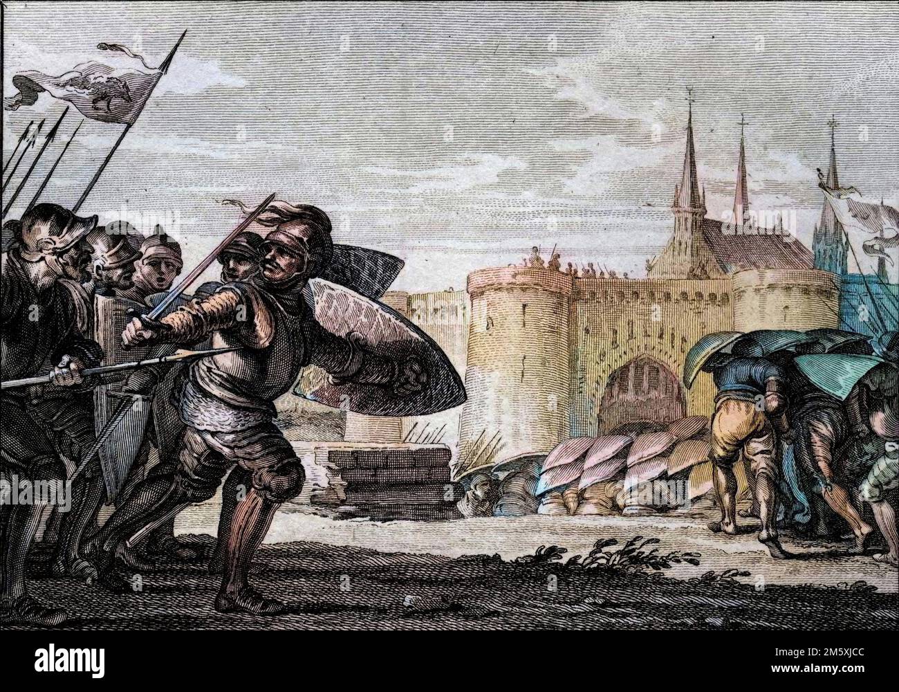 Armee viking attaquant Saint Germain des Prés (Saint-Germain-des-Prés ...