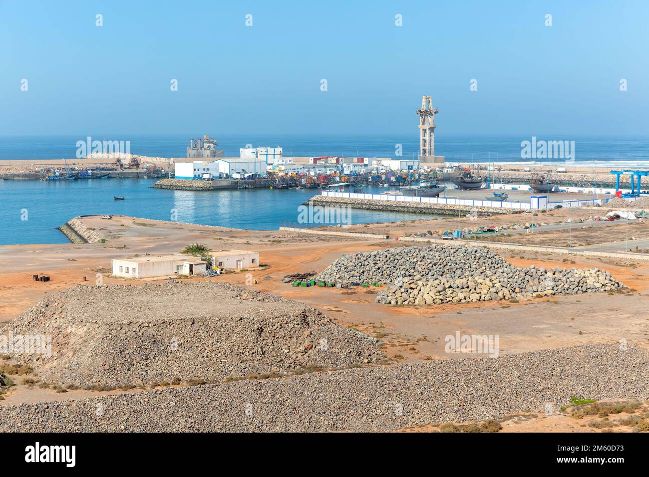 Fishing harbour of sidi ifni Banque de photographies et d’images à ...
