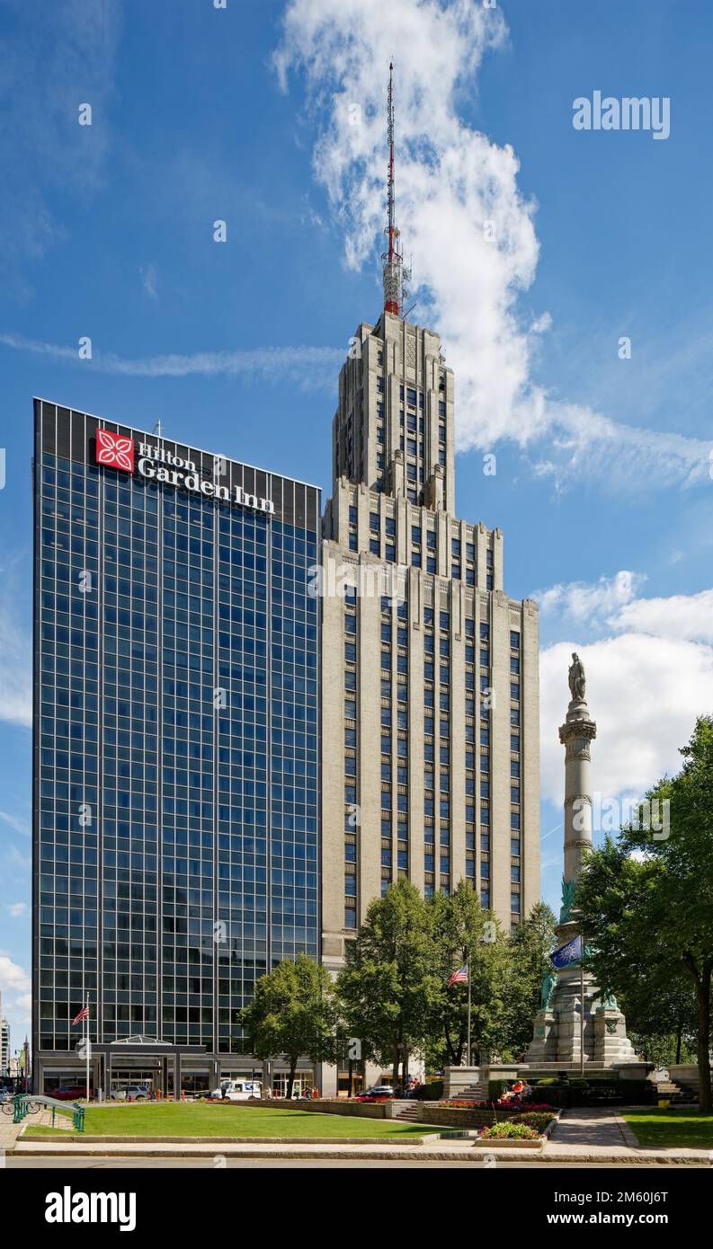 Le bâtiment Rand, le plus haut bâtiment de Buffalo en 1929, demeure l ...
