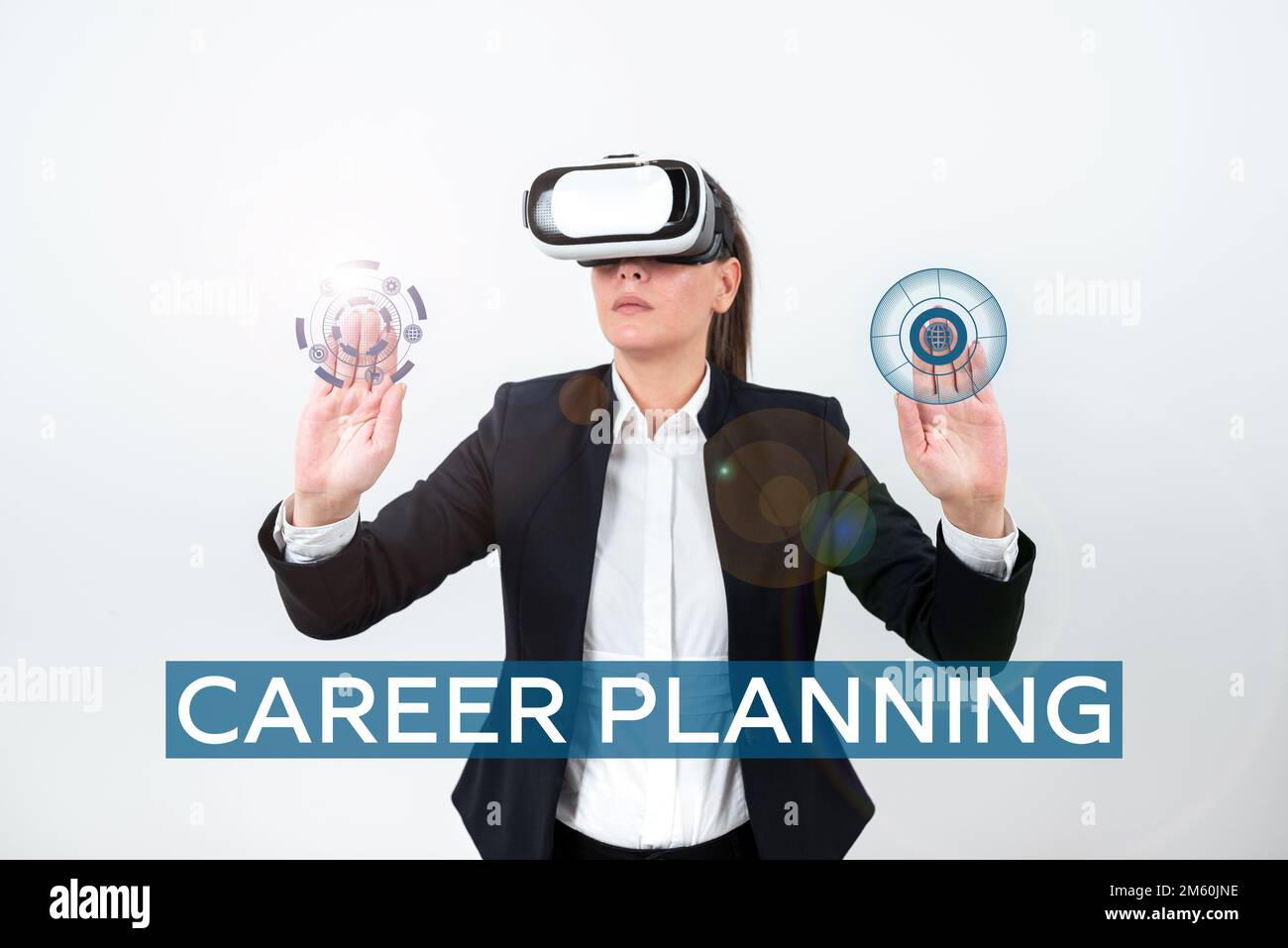 Légende de la présentation du plan de carrière. Idée d'entreprise Une ...