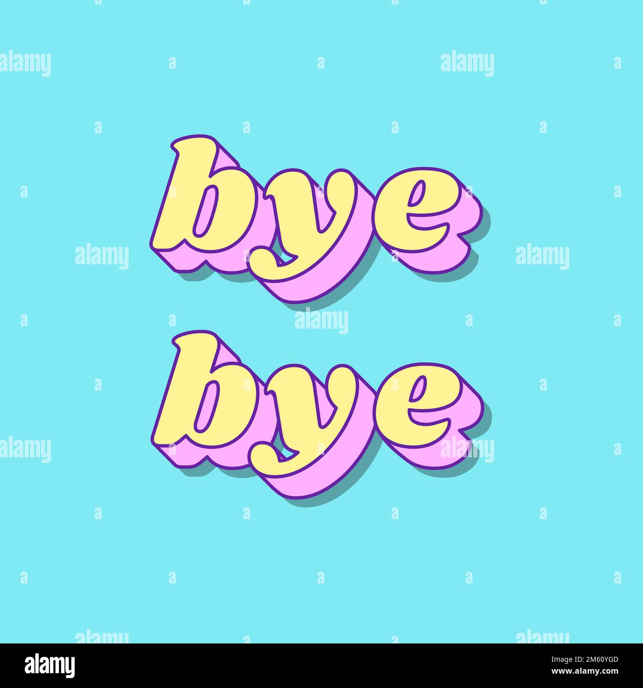 Saying good bye Banque d'images vectorielles - Alamy