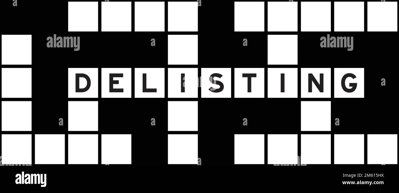 Lettre de l'alphabet dans la liste de mots sur fond de casse-tête de ...