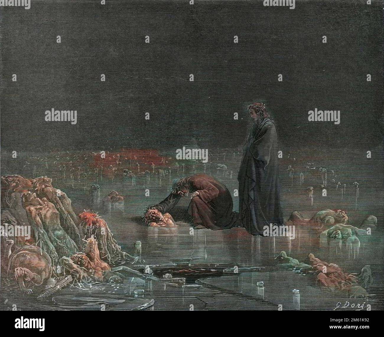 La Divine Comédie de Dante Alighieri , Inferno, Canto 32 : Dante s ...