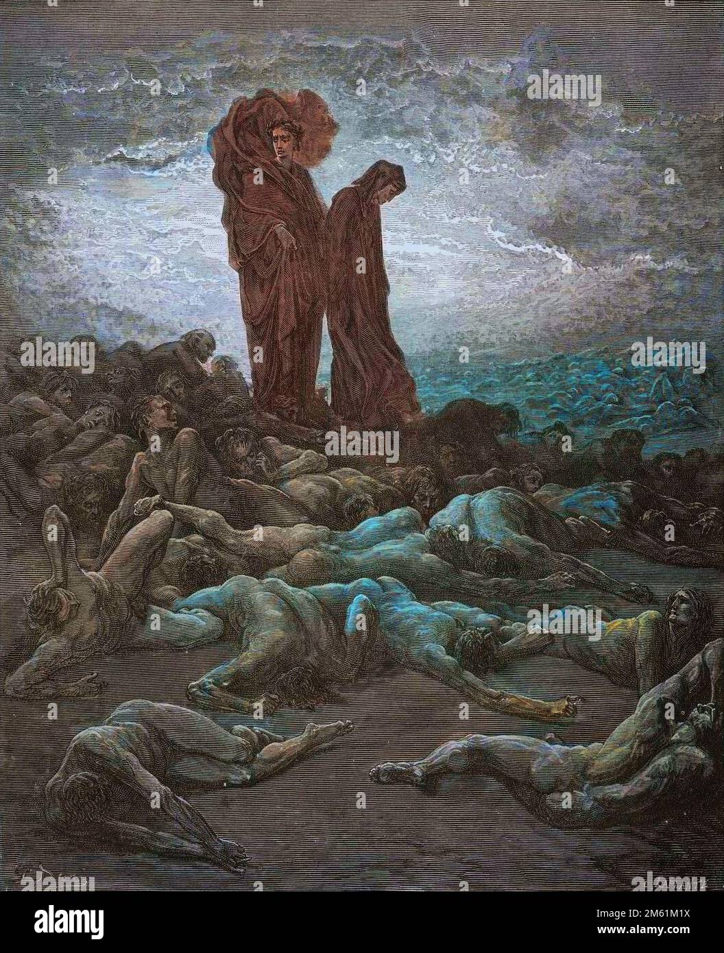 La Divine Comédie de Dante Alighieri , Purgatorio, Canto 20 : les âmes ...