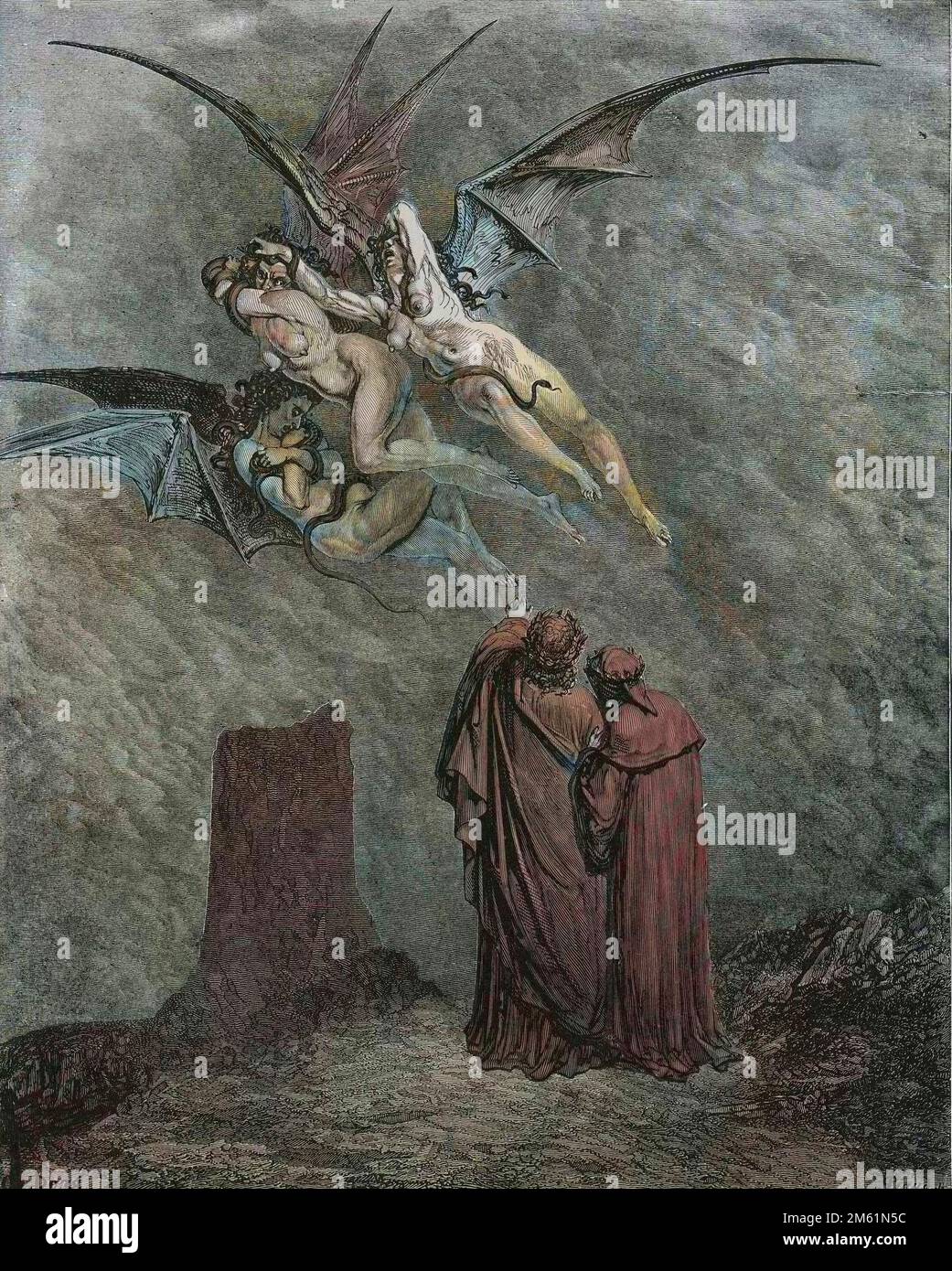 La Divine Comédie de Dante Alighieri , Inferno, Canto 9 : le hideeux ...