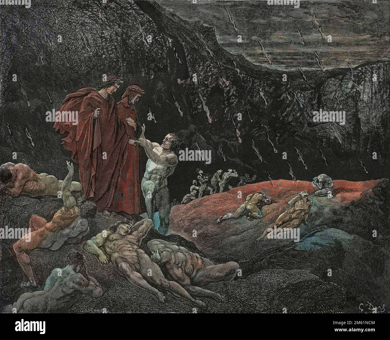 La Divine Comédie de Dante Alighieri , Inferno, Canto 15 : Brunetto ...