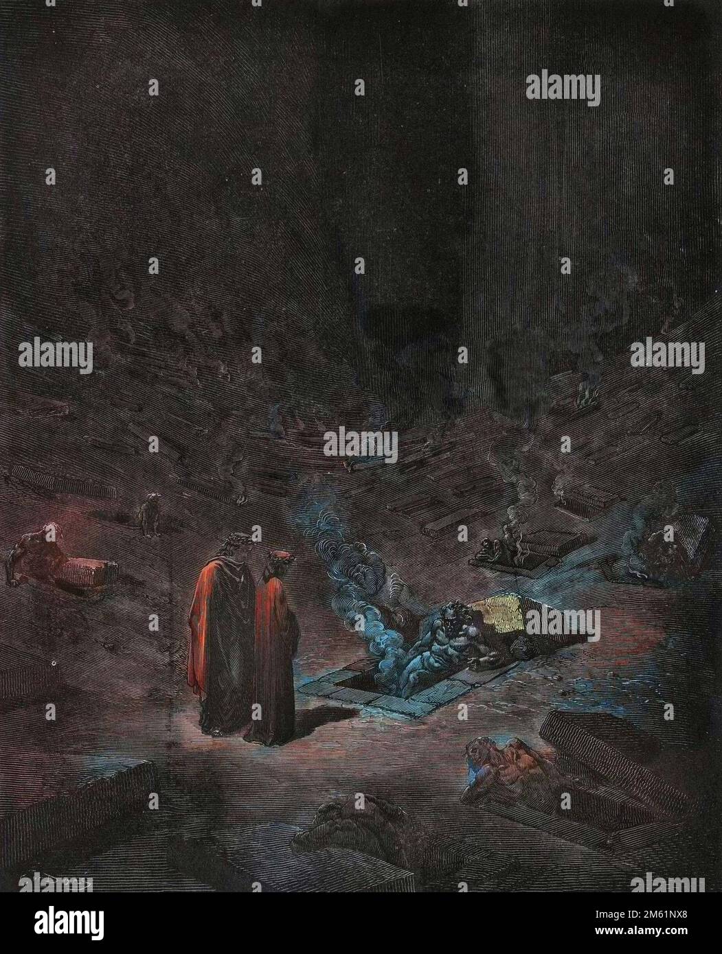 La Divine Comédie de Dante Alighieri , Inferno, Canto 9 : les ...