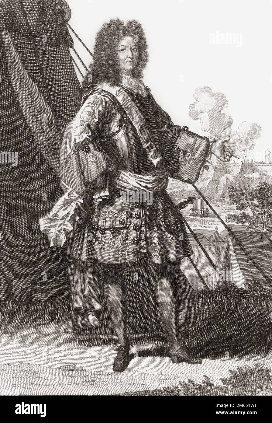 Louis XIV, 1638 - 1715. Roi de France et de Navarre. Après une œuvre de Bernard Picart Photo ...