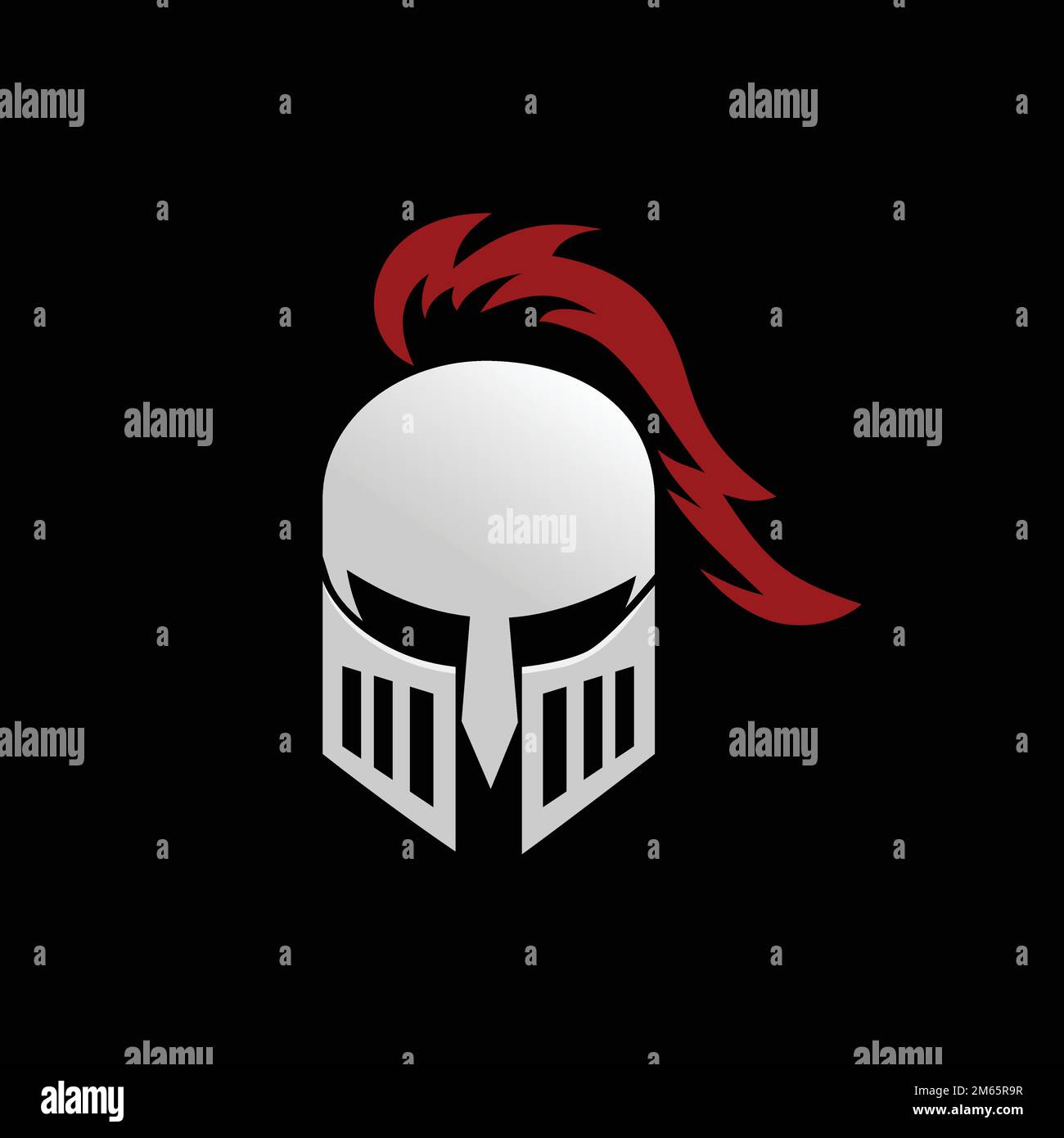 Symbole guerrier spartiate, emblème. Logo du casque Spartan, logo du ...