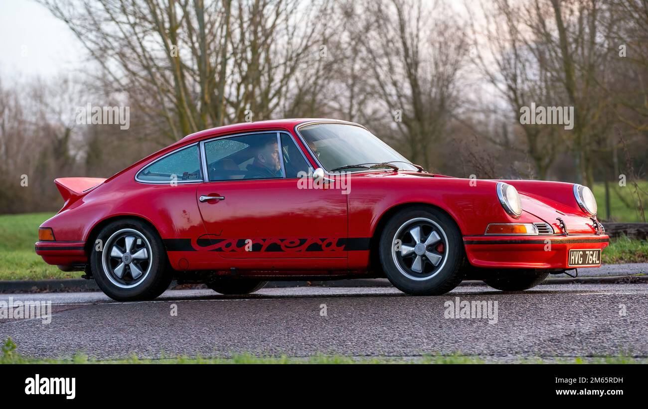 Porsche 911 rouge classique Banque de photographies et d’images à haute ...