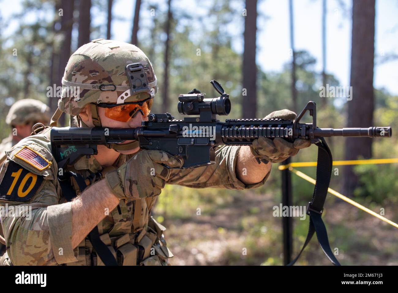 A ÉTATS-UNIS Un Ranger militaire de la 10th Mountain Division, 1st Lt ...