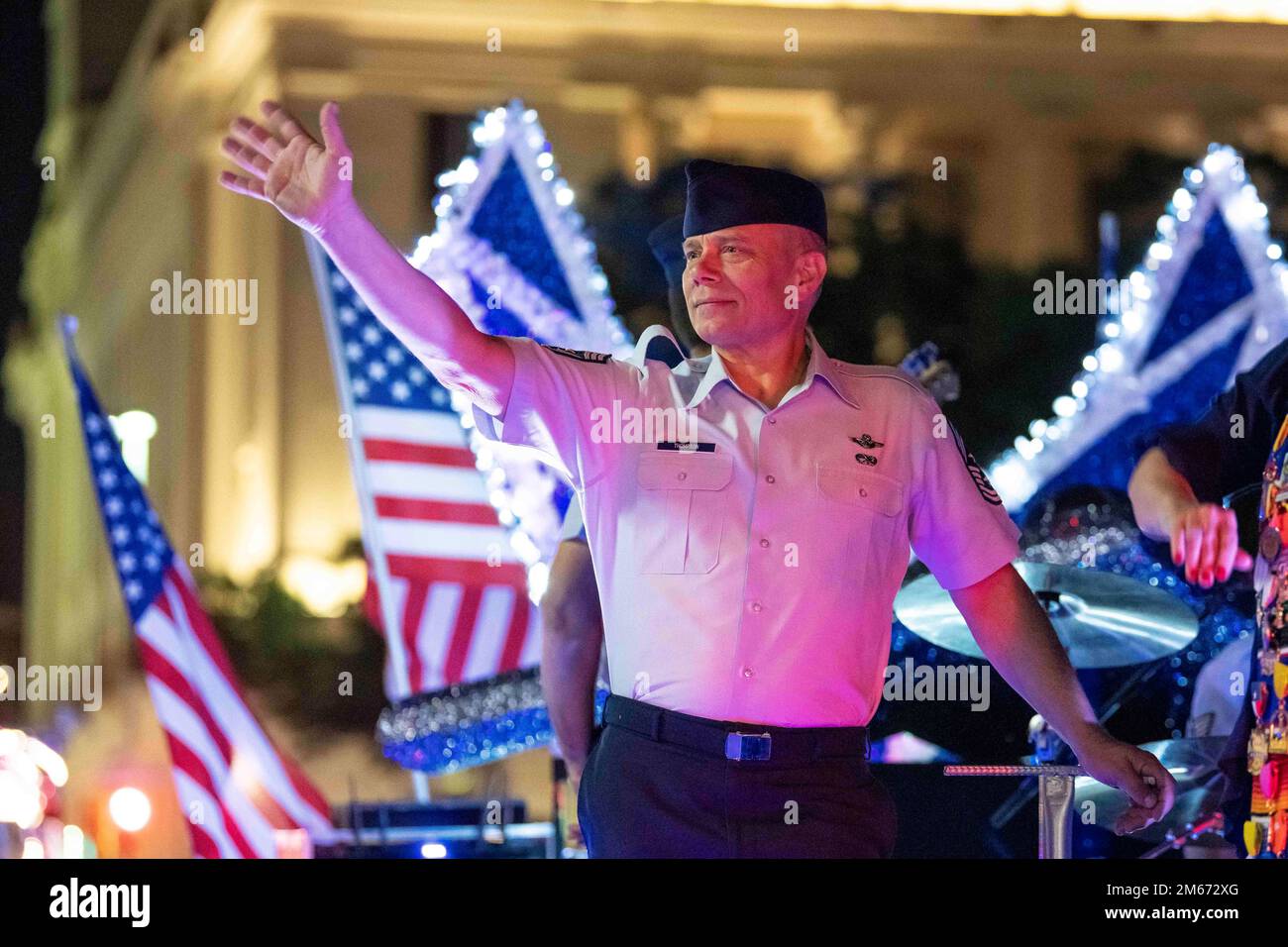 ÉTATS-UNIS Le Chef de commandement de la Force aérienne, le Sgt Erik ...