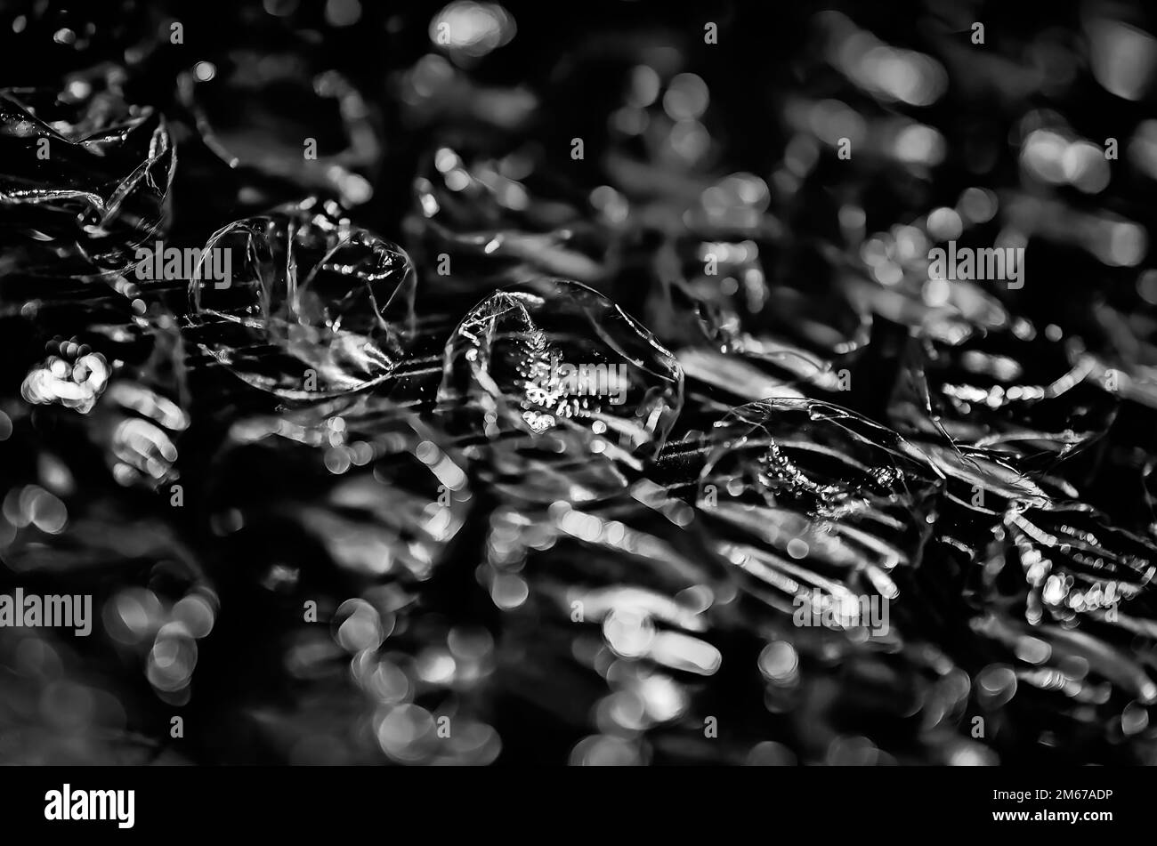 Polymer plastik Banque d'images noir et blanc - Alamy