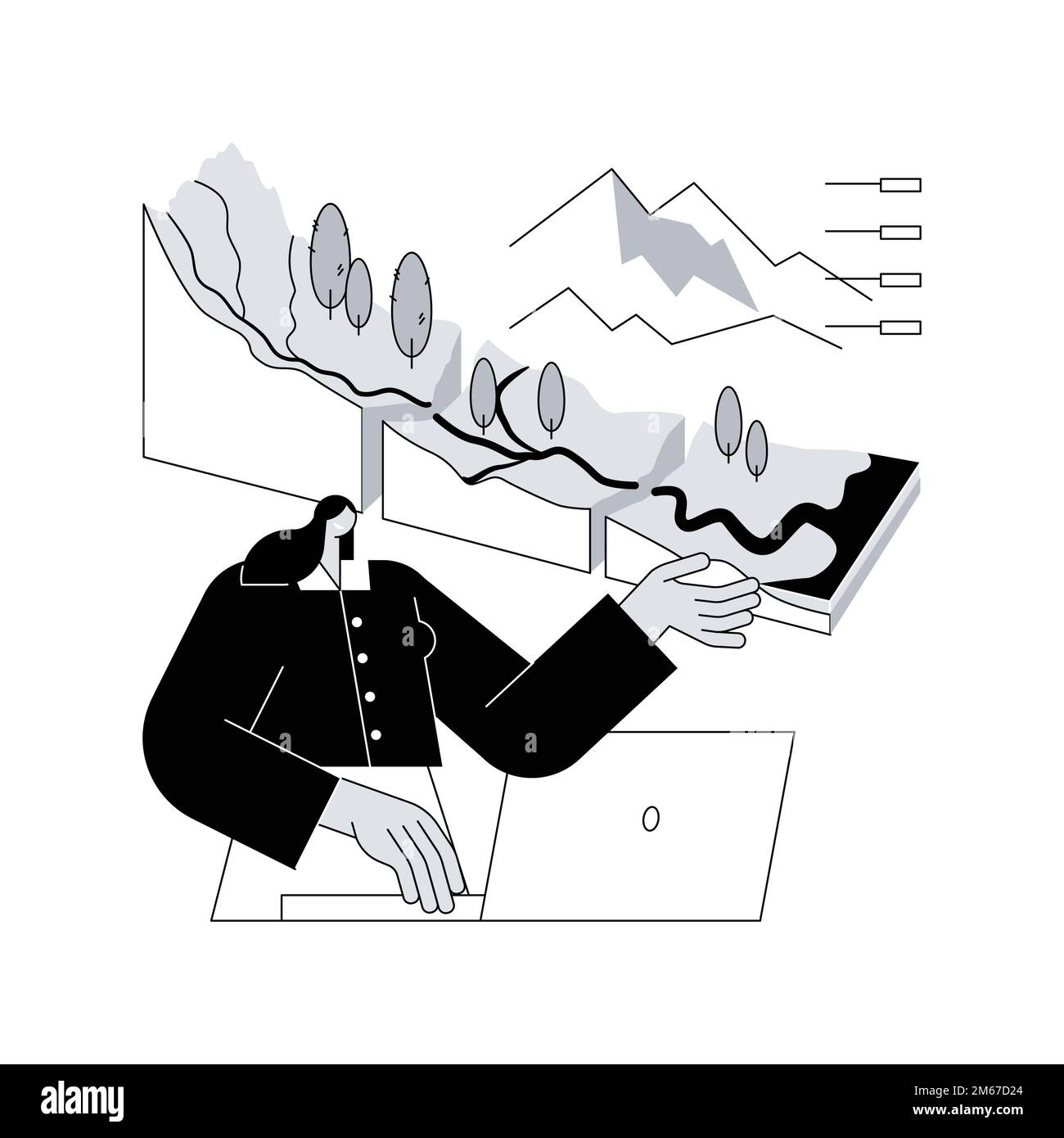 Geomorfologia e geomorfologia Banque d'images vectorielles - Alamy