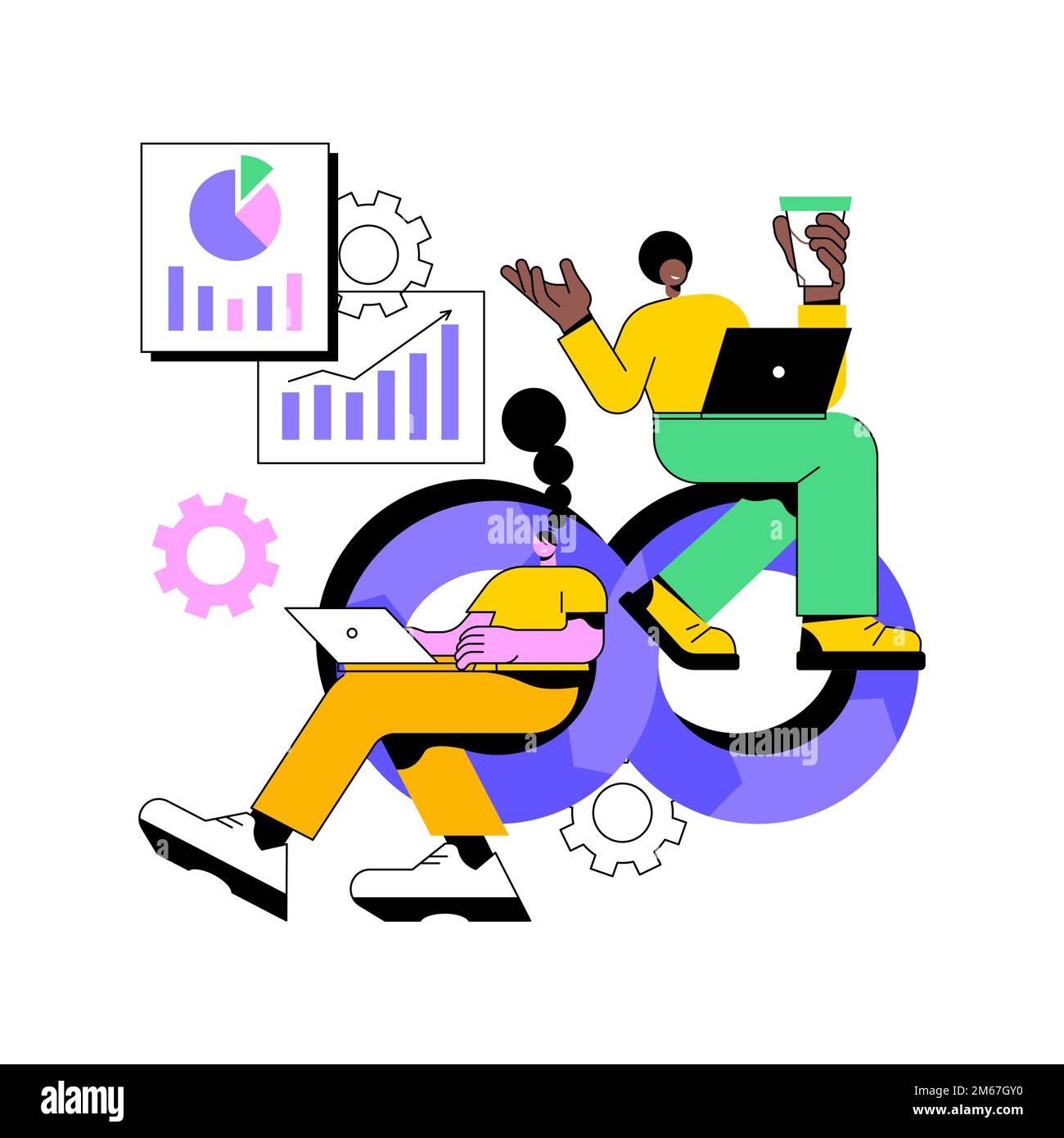 Role model cartoon Banque d'images vectorielles - Alamy