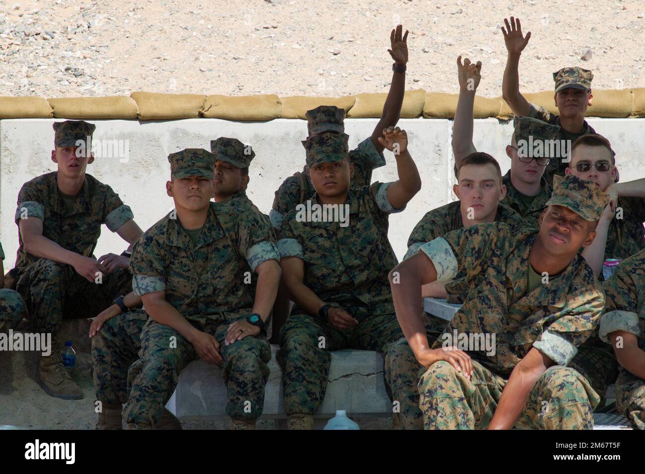 ÉTATS-UNIS Marines, étudiants de l'école de communication-électronique du corps des Marines ...