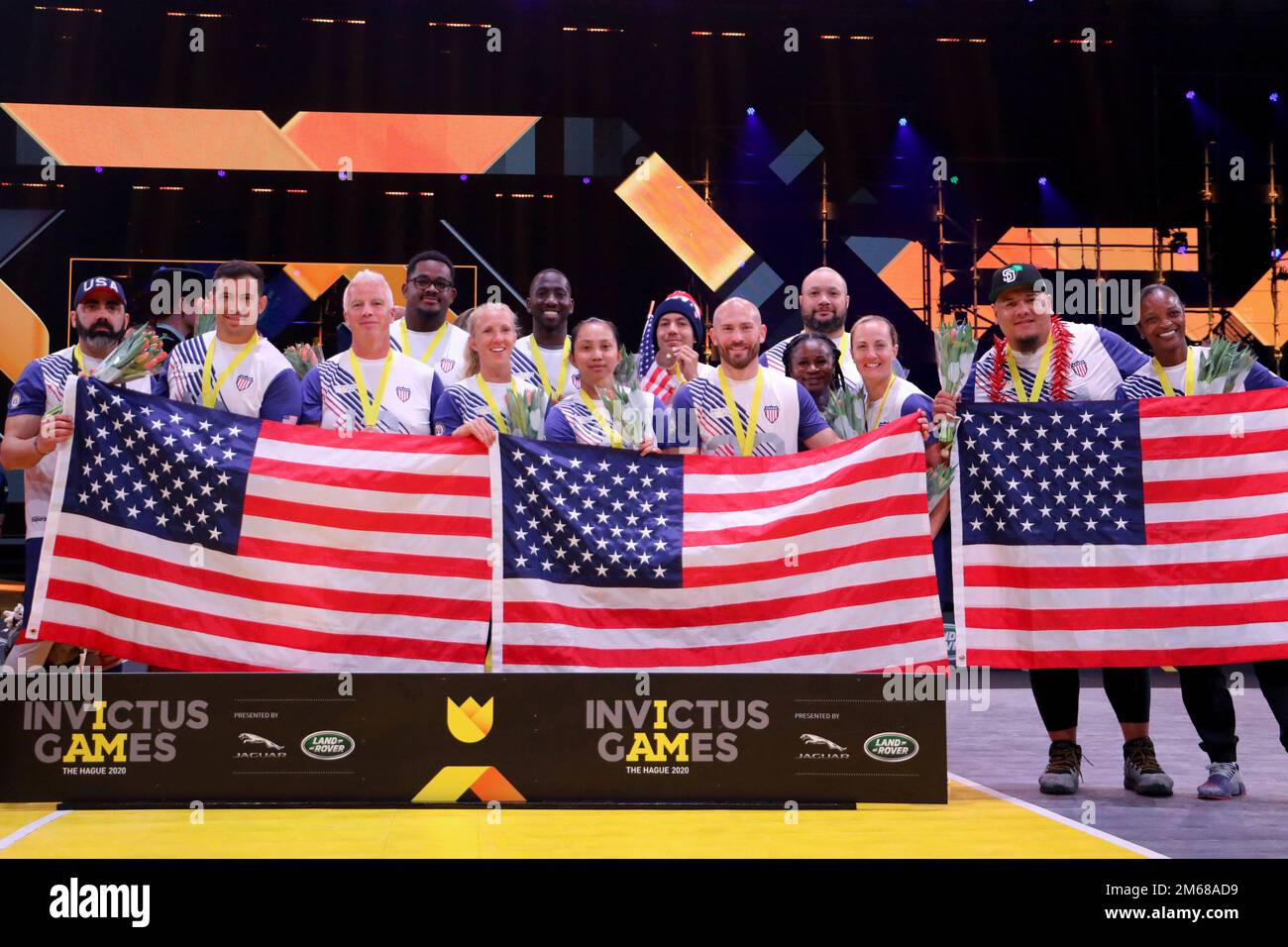 L'équipe américaine remporte le bronze pour le volley-ball assis lors ...