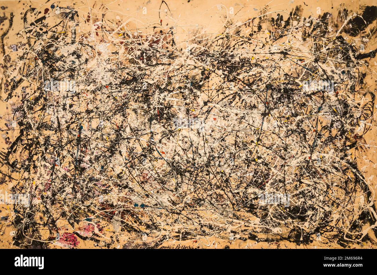 Jackson Pollock Painting Stenographic Figure, 1942, MOMA, The Museum of ...