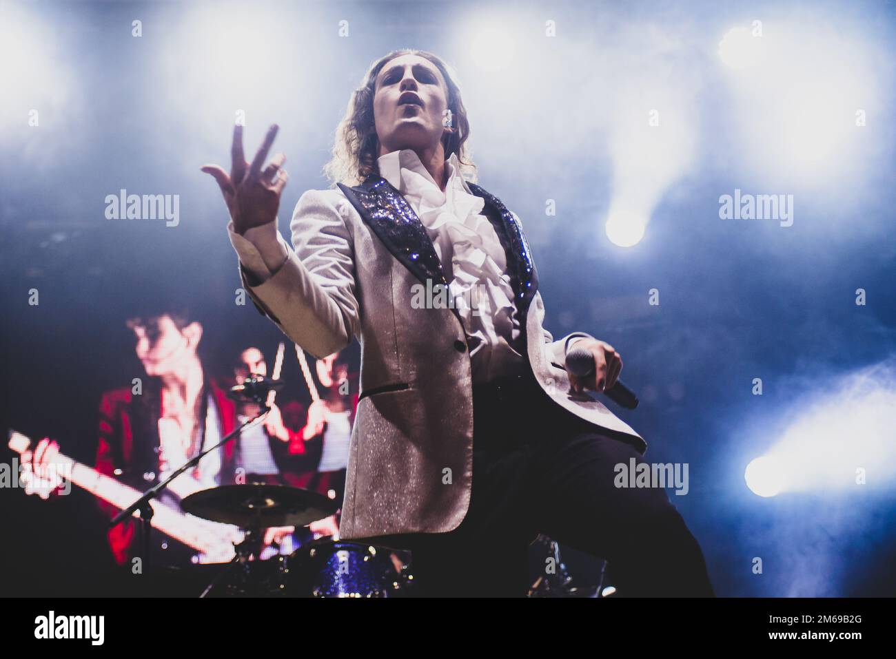 TEATRO CONCORDIA, VENARIA, ITALIE : Damiano David, chanteur du groupe ...