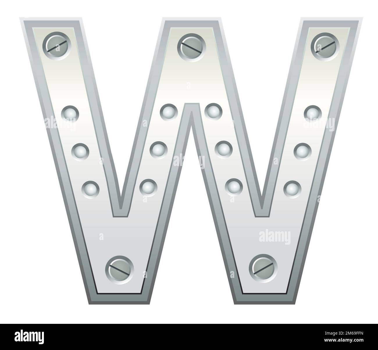 Lettre w vecteur Banque de photographies et d’images à haute résolution ...