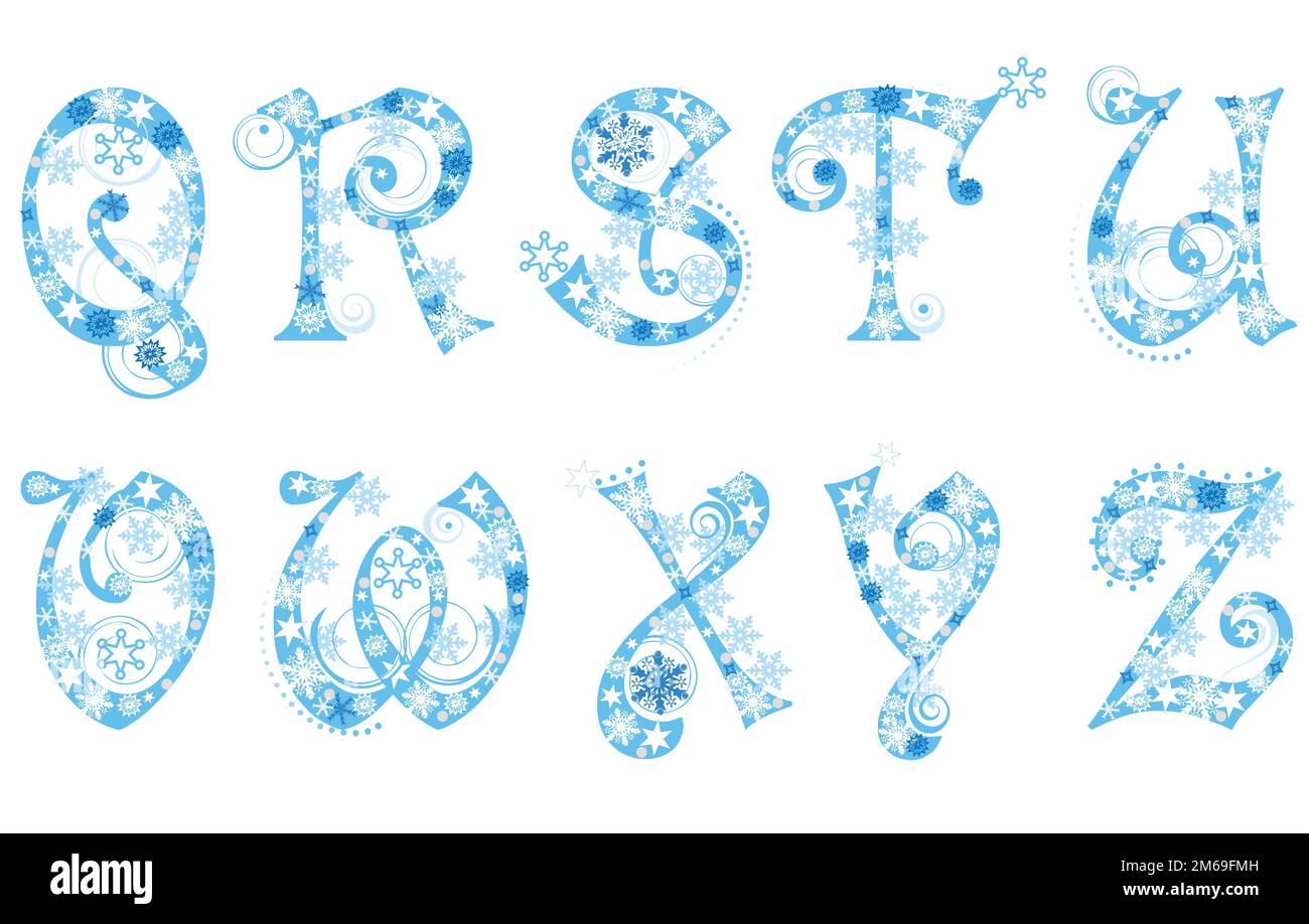 Christmas alphabet Banque de photographies et d’images à haute ...