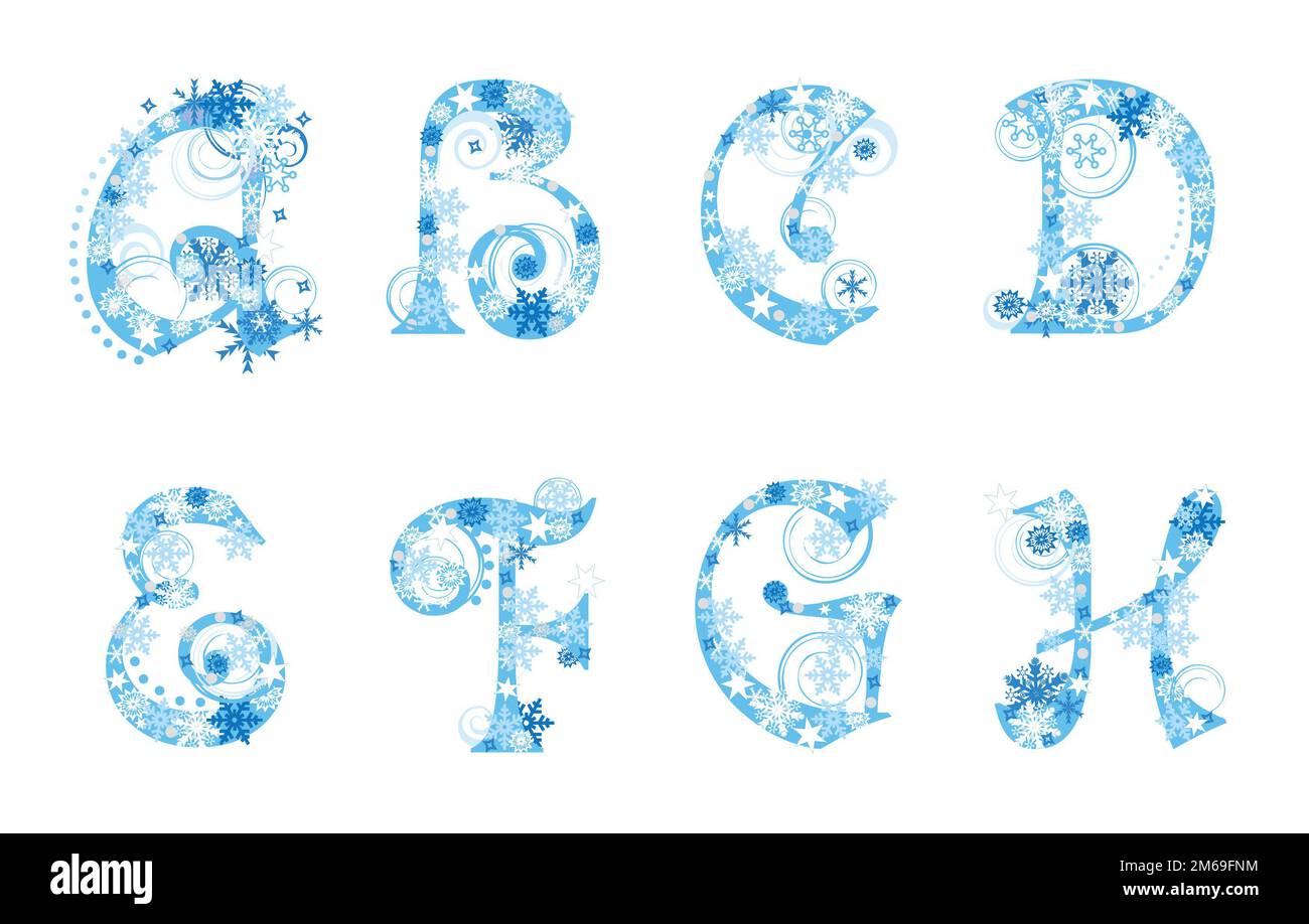 Lettre alphabet noel Banque de photographies et d’images à haute ...