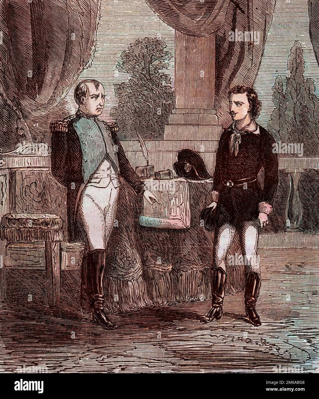 Napoleon i 1769 1821 gravure Banque de photographies et d’images à ...