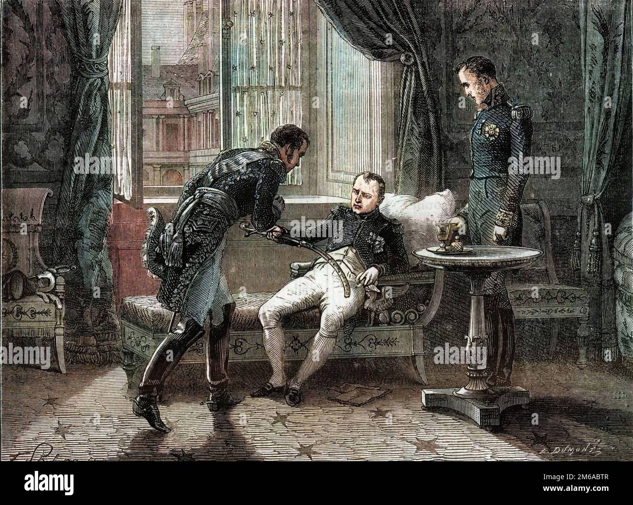 Napoleon bonaparte 1769 1821 gravure Banque de photographies et d ...