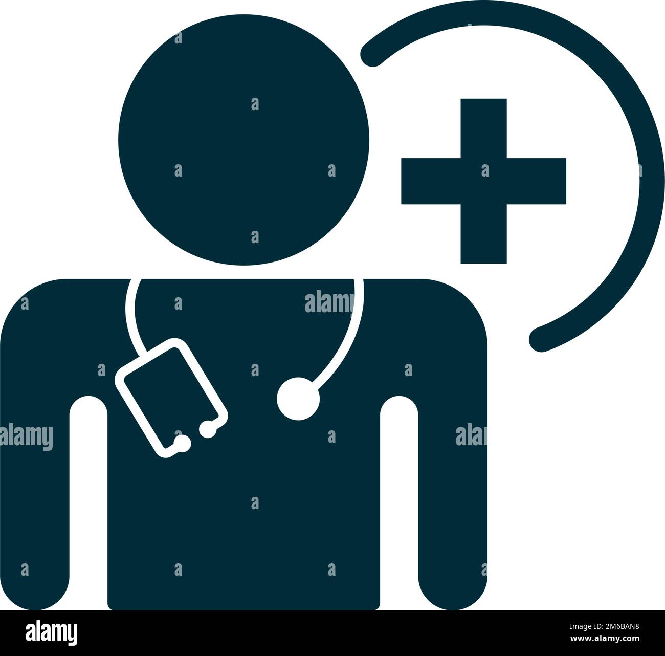 Male doctor symbol Banque d'images vectorielles - Alamy