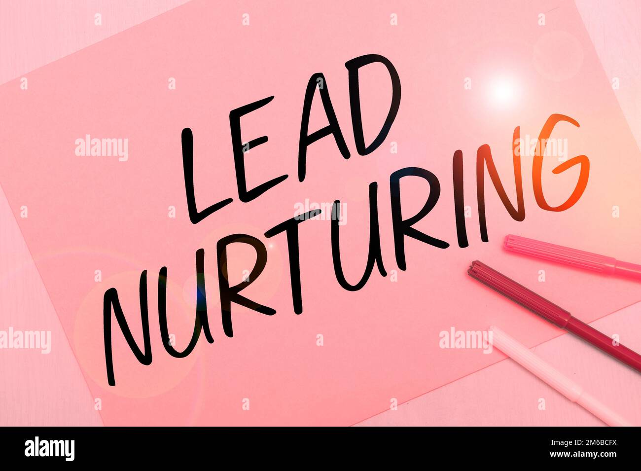 Affiche indiquant l'entretien des clients potentiels. Méthode de ...