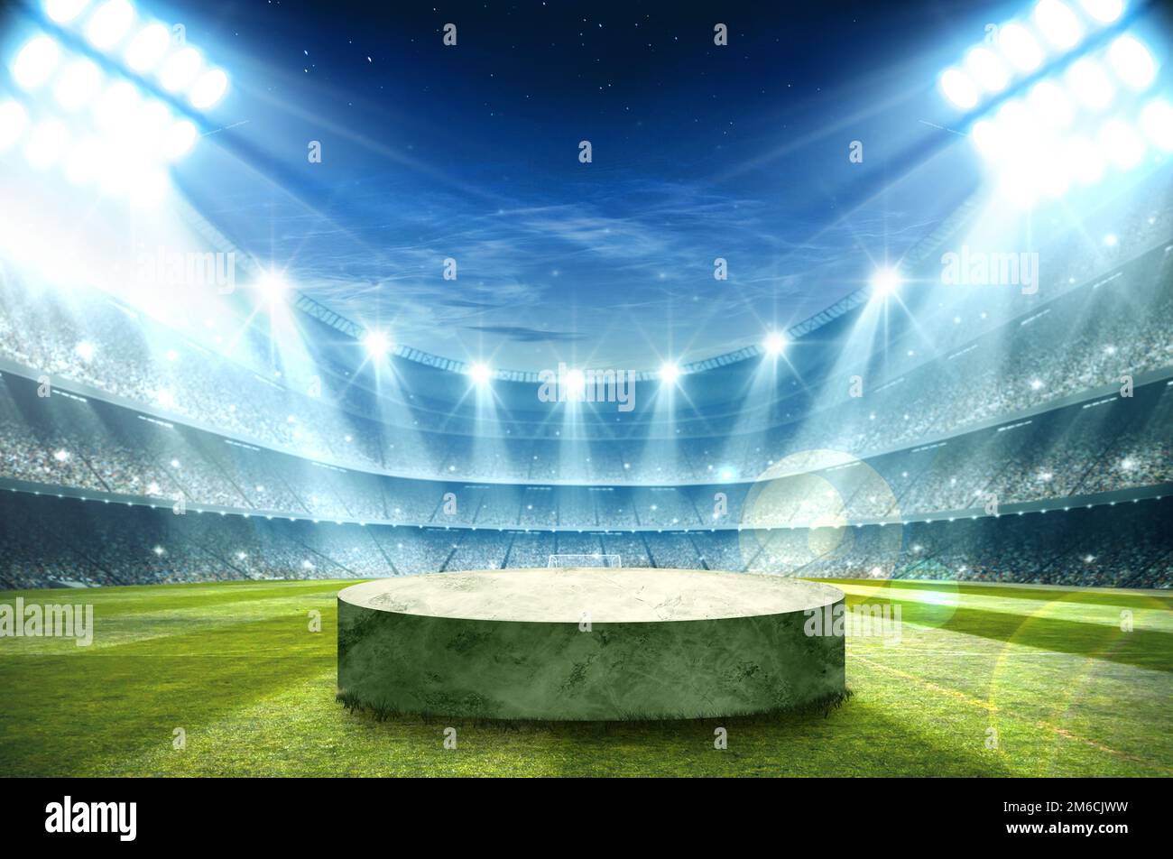 Football stadium lights background illustration Banque de photographies ...