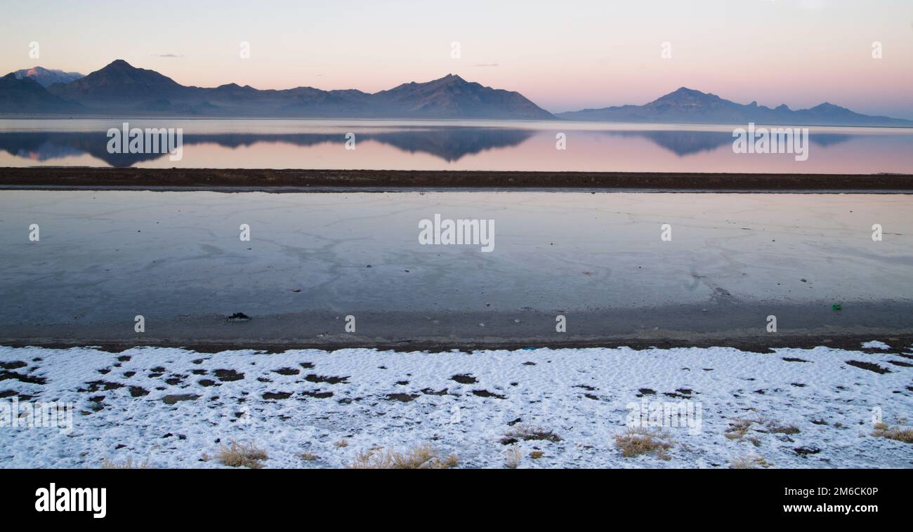 Snow mirage Banque de photographies et d’images à haute résolution - Alamy